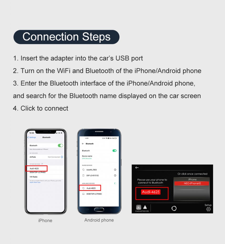Carlinkit 4.0 Wireless CarPlay & Android Auto Adapter
